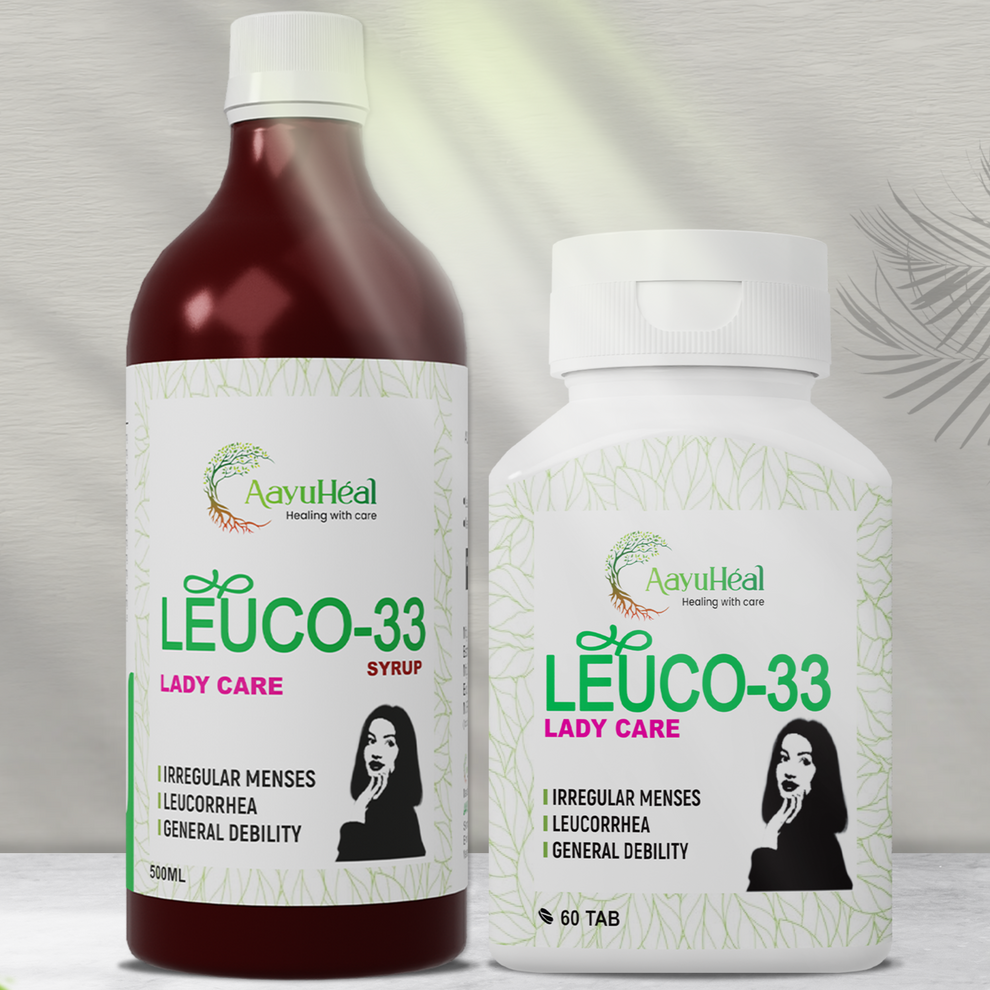 Women’s Health Care Kit – Leuco-33 Tablets + Leuco-33 Syrup | Ayurvedi ...