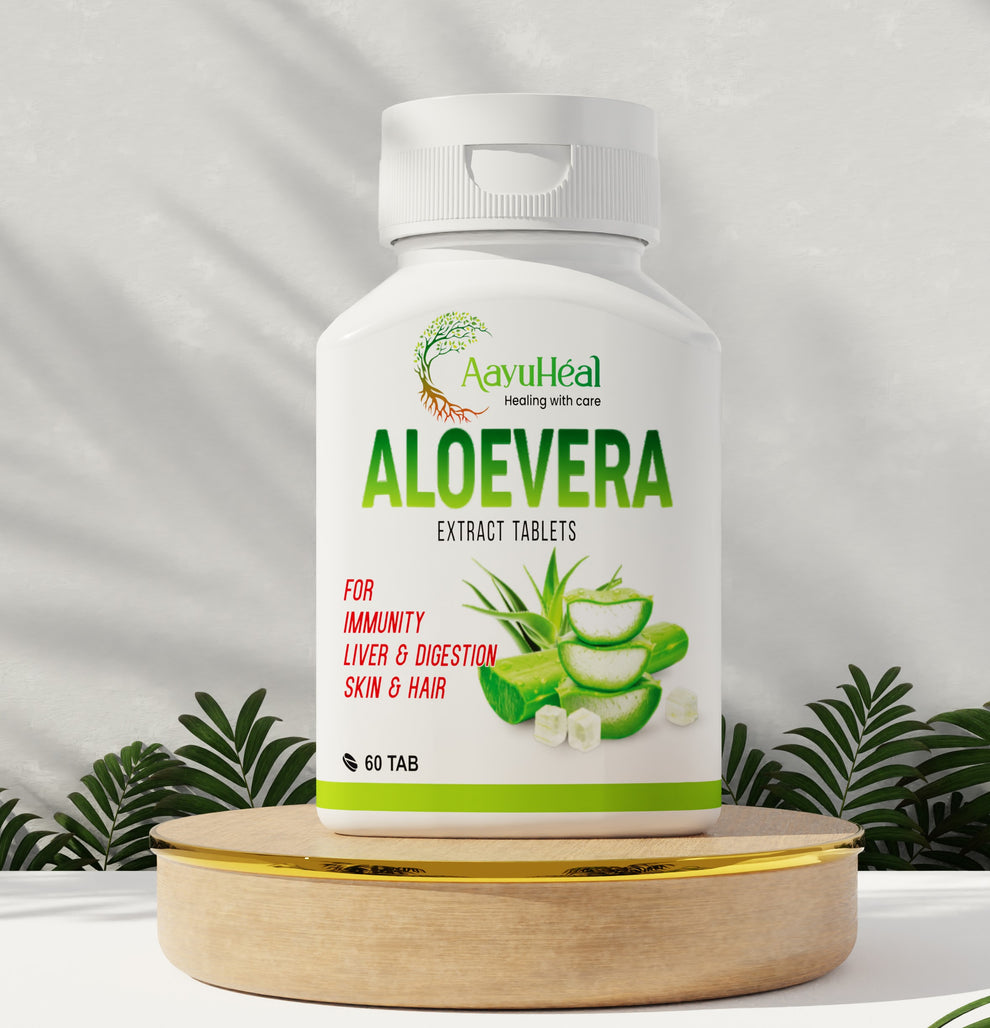 Aloe Vera Extract Tablets – Natural Digestion, Skin & Immunity Support ...
